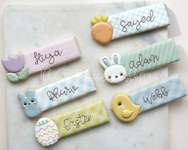 easter name stickers