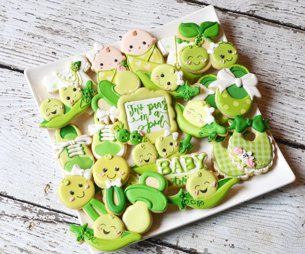 Product Type: Cookie Cutters - Name: A Pea in a Pod v2- Cookie Cutter ...