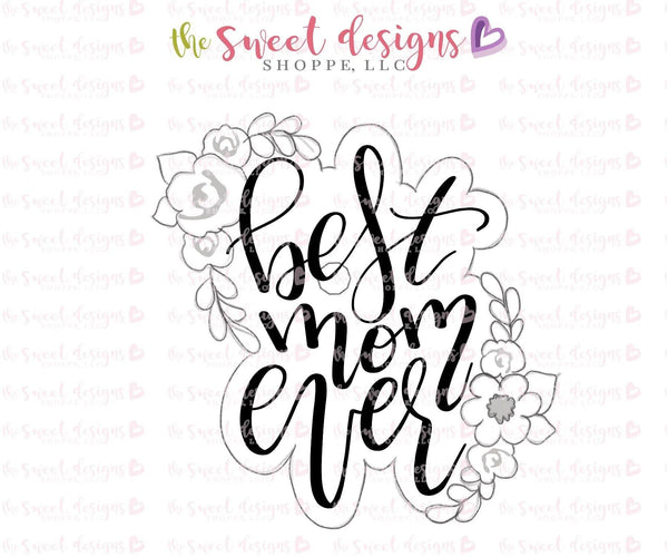 Product Type: Cookie Cutters - Name: Best Mom Ever Plaque - Cookie ...