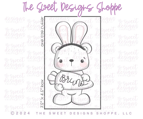 Product Type: Cookie Cutters - Name: BYO Bunny-Girl Bunny-Bear with ...