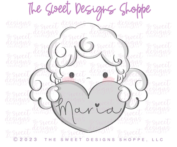 Product Type: Cookie Cutters - Name: Cute Cupid with Heart - Cookie ...