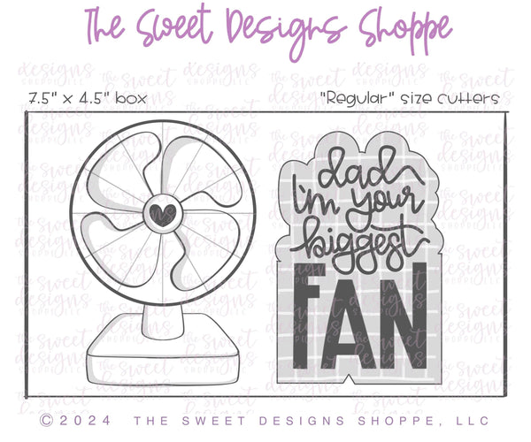 Product Type: Cookie Cutters - Name: Dad im your biggest FAN Cookie ...