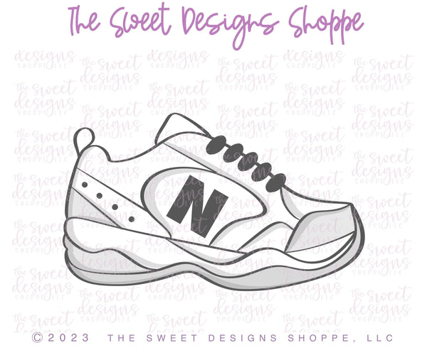Product Type: Cookie Cutters - Name: Dad Tennis Shoe - Cookie Cutter ...