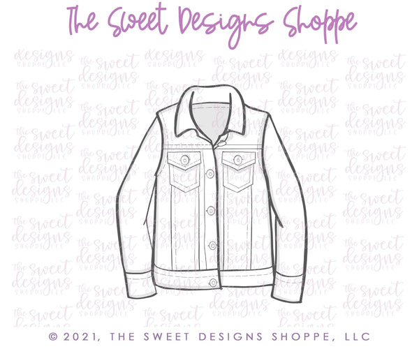 Product Type: Cookie Cutters - Name: Denim Jacket - Cookie Cutter – The ...
