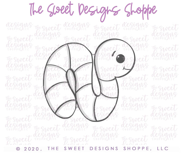 Product Type: Cookie Cutters - Name: Fishing Worm - Cookie Cutter – The ...