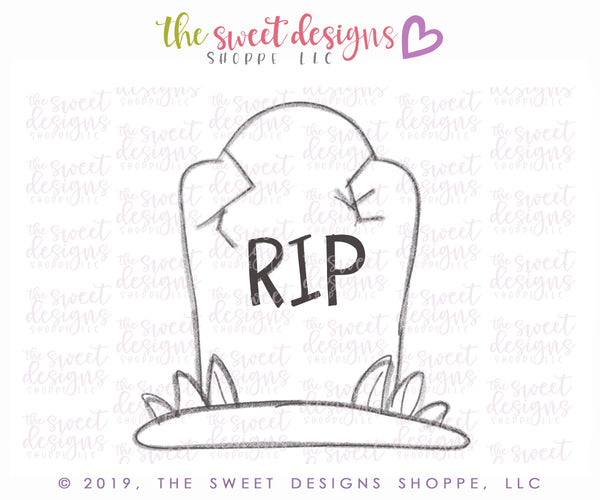 Product Type: Cookie Cutters - Name: Ghost RIP Set - Cookie Cutters ...
