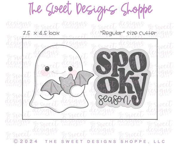 Product Type: Cookie Cutters - Name: Ghost with Bat Plush & Spooky ...