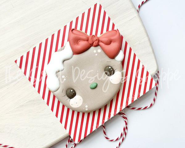 Product Type: Cookie Cutters - Name: Gingerbread Girl Face V2- Cookie ...