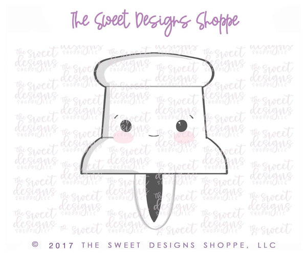 Product Type: Cookie Cutters - Name: Kawaii Push Pin V2 - Cookie – The ...