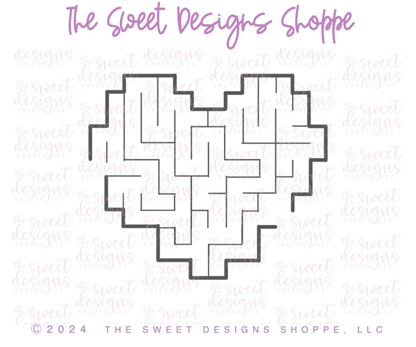 Product Type: Cookie Cutters - Name: MAZE Heart- Cookie Cutter – The ...