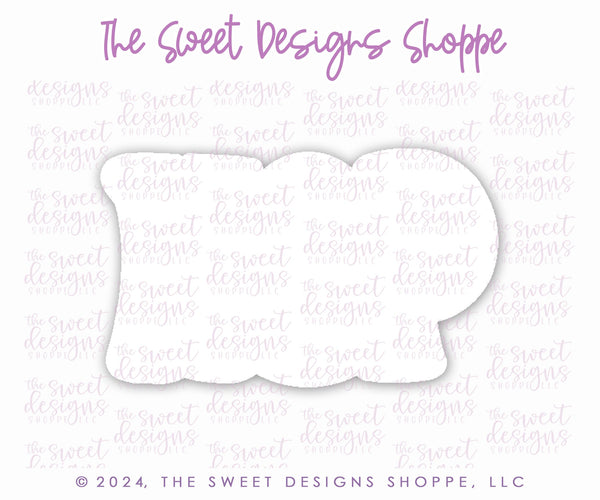 Product Type: Cookie Cutters - Name: Modern HOP Plaque - Cookie Cutter ...