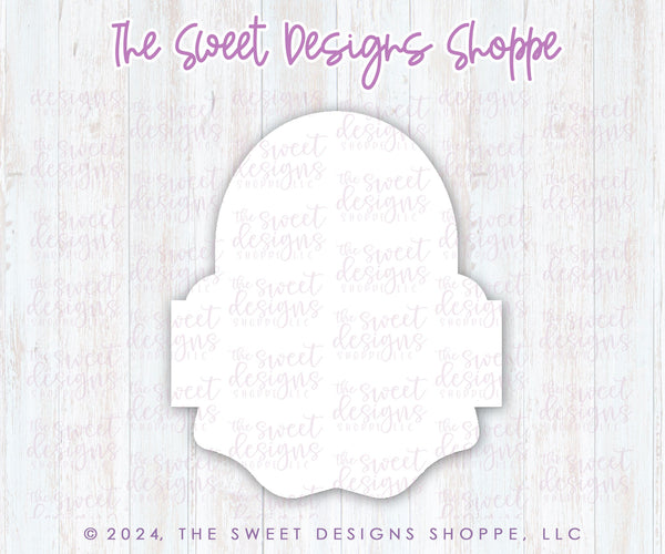Product Type: Cookie Cutters - Name: Peeking Plaque Ghosts Pair Cookie ...
