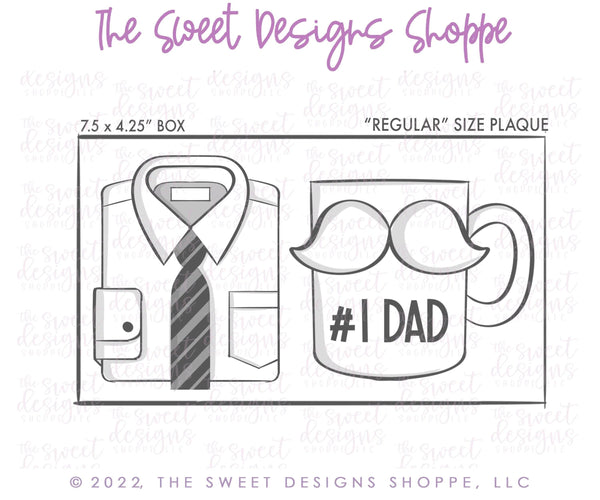 Product Type: Cookie Cutters - Name: Preppy Dad Cookie Cutters Set ...