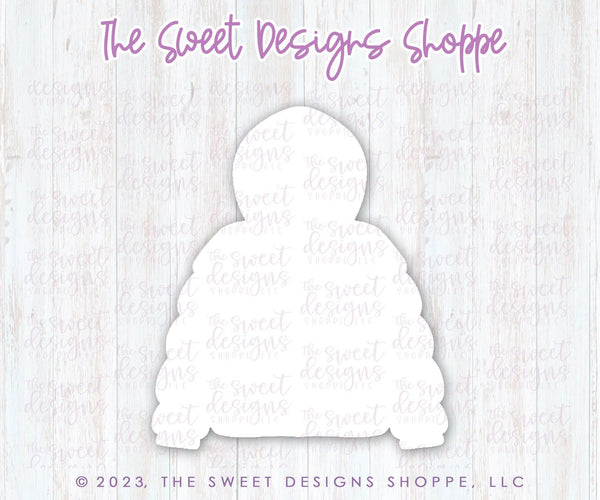 Product Type: Cookie Cutters - Name: Puffy Jacket - Cookie Cutter – The ...