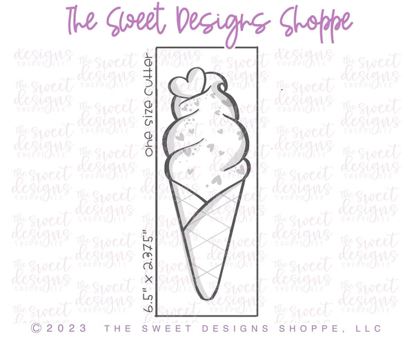 Product Type: Cookie Cutters - Name: Tall and Narrow Ice Cream - – The ...