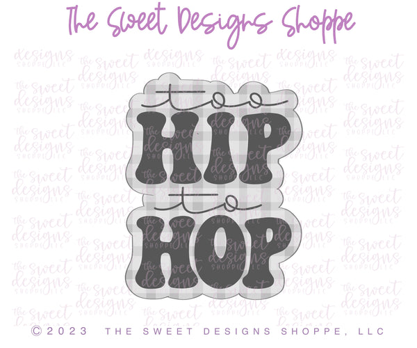 Product Type: Cookie Cutters - Name: Too HIP to HOP Bunny Set - Set of ...