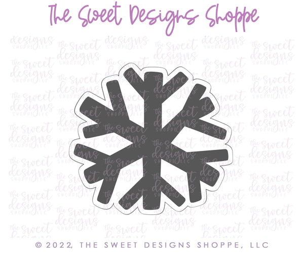 Product Type: Cookie Cutters - Name: Wide Modern Snowflake - Cookie ...