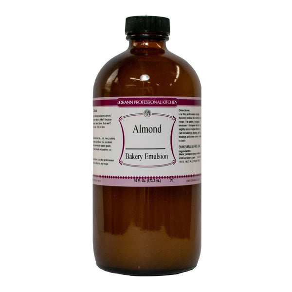 Almond, Baking Flavoring Emulsion 16oz by LorAnn – The Sweet Designs Shoppe