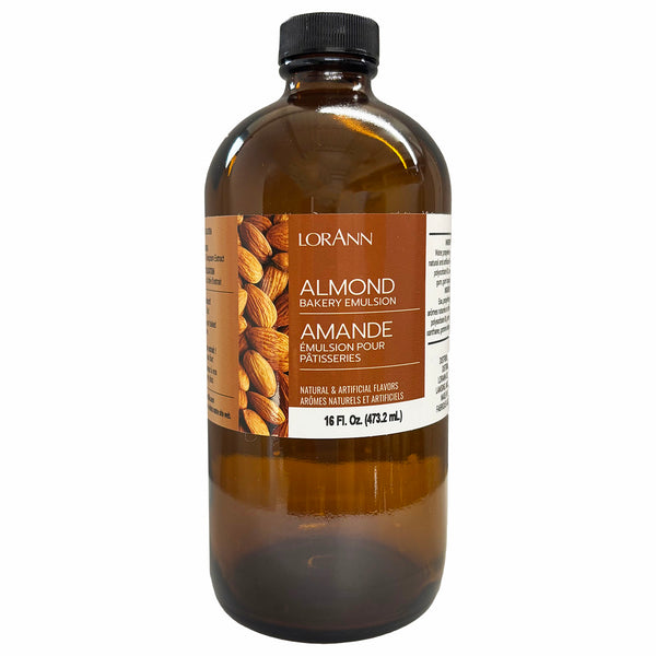 Almond, Baking Flavoring Emulsion 16oz by LorAnn – The Sweet Designs Shoppe