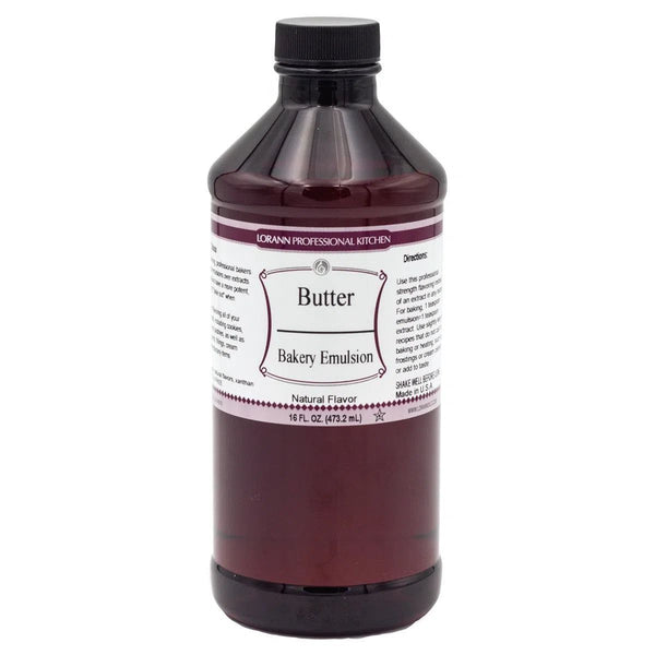 Butter, Baking Flavoring Emulsion 16oz by LorAnn – The Sweet Designs Shoppe