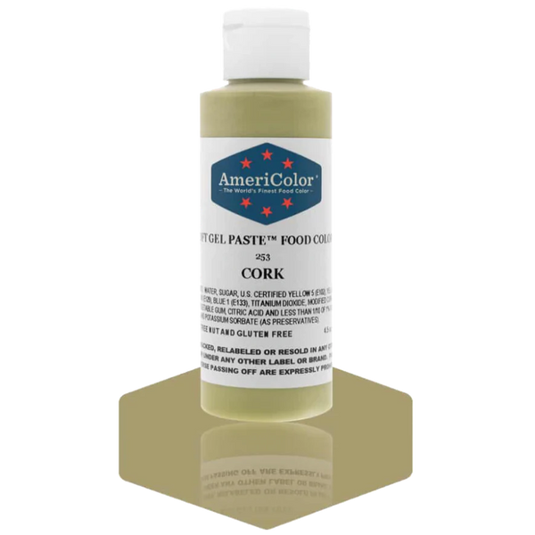 Americolor Soft Gel Paste - Cork - Select Size - Food Color – The Sweet ...