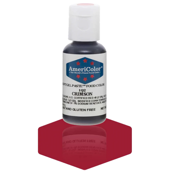 Americolor Soft Gel Paste - Crimson - Select Size - Food Color – The ...