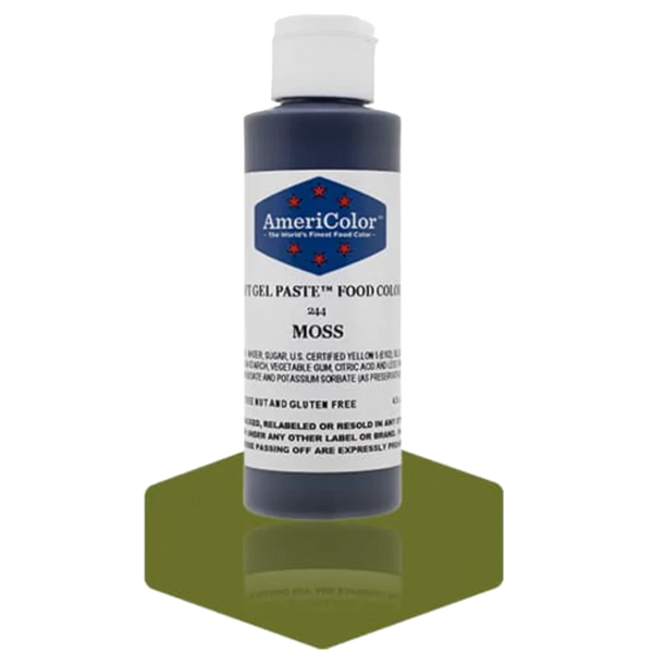 Americolor Soft Gel Paste - Moss - Select Size - Food Color – The Sweet ...