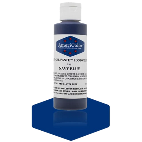 Americolor Soft Gel Paste - Navy Blue - Select Size - Food Color – The ...
