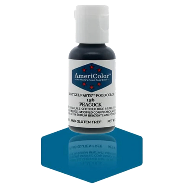 Americolor Soft Gel Paste - Peacock- Select Size - Food Color – The ...
