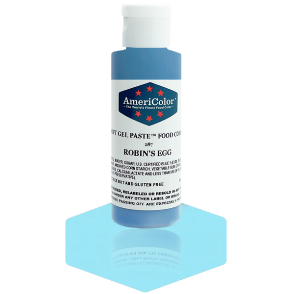 Americolor Soft Gel Paste - Robin's Egg - Select Size - Food Color ...