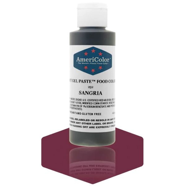 Americolor Soft Gel Paste - Sangria - Select Size - Food Color – The ...