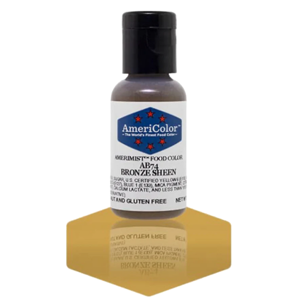 AmeriMist - Bronze Sheen - 0.65oz - AB74 - Airbrush Food Color by: Ame ...
