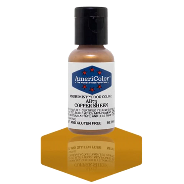 AmeriMist - Copper Sheen - 0.65oz - AB73 - Airbrush Food Color by: Ame ...