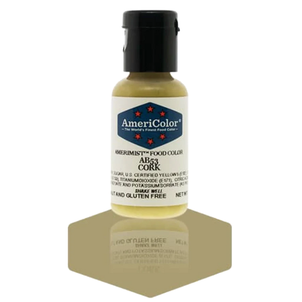 AmeriMist - Cork - 0.65oz - AB53 - Airbrush Food Color by: AmeriColor ...