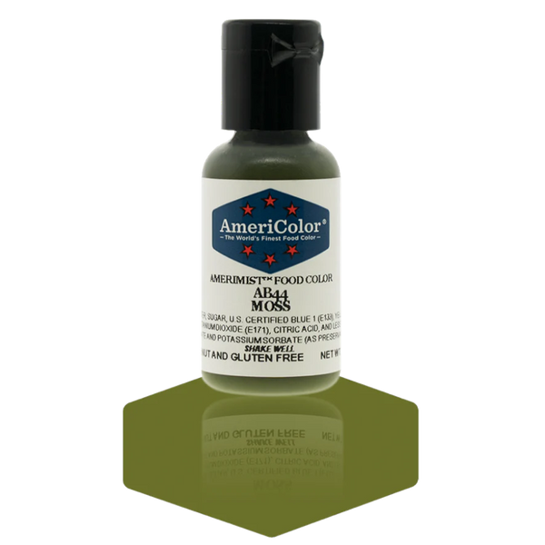 AmeriMist - Moss - 0.65oz - AB44 - Airbrush Food Color by: AmeriColor ...