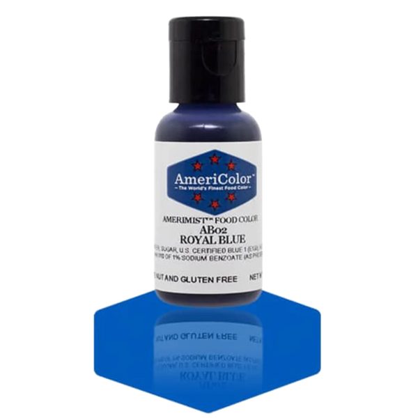 AmeriMist - Royal Blue - 0.65oz - AB02 - Airbrush Food Color by: Ameri ...