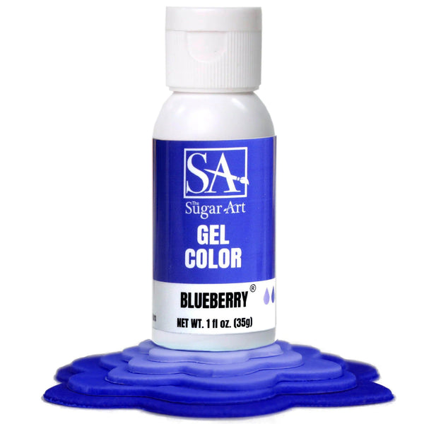 Blueberry - Gel Food Color - 1oz by: The Sugar Art – The Sweet Designs ...